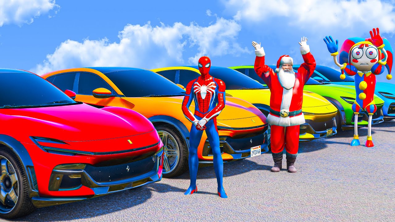 SANTA CLAUS, POMNI IN THE AMAZING DIGITAL CIRCUS Join FERRARI ...