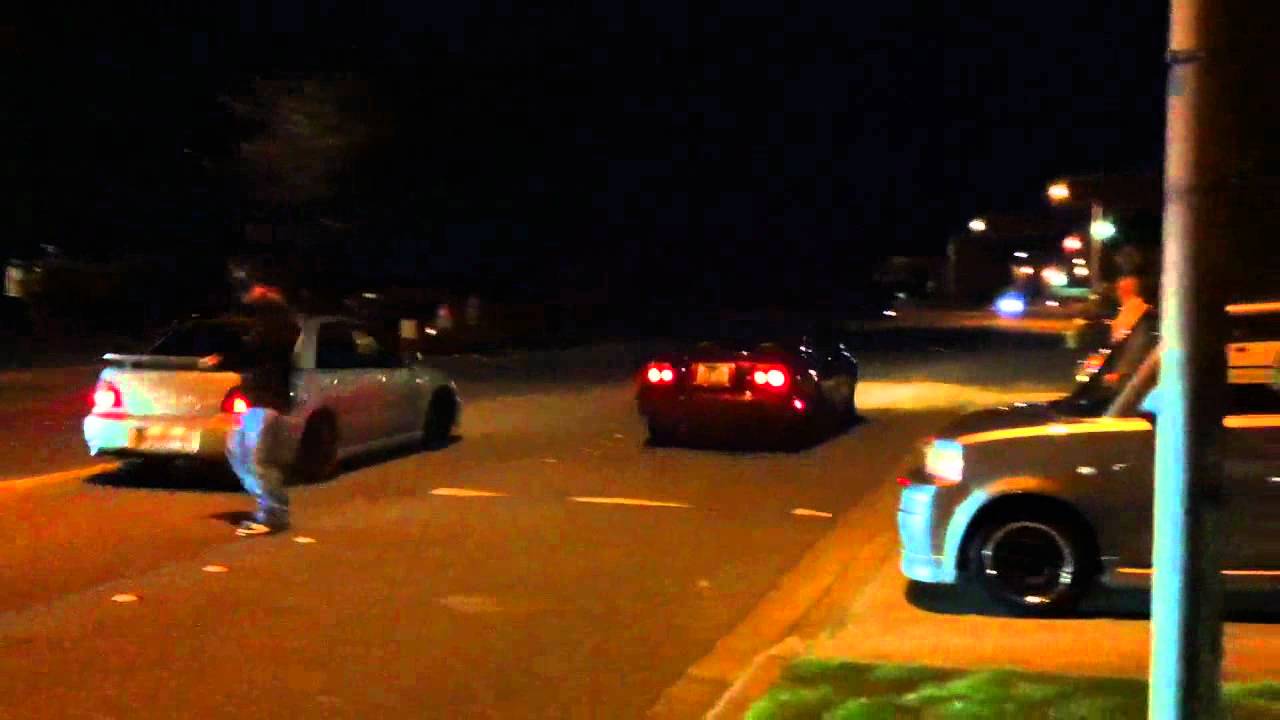 Sti vs Honda and a sneaky cop - YouTube