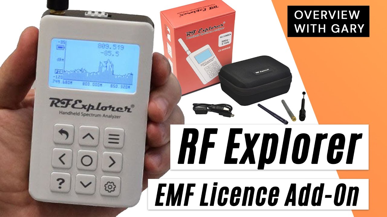 RF Explorer EMF Licence Demo - Something for the Weekend - YouTube