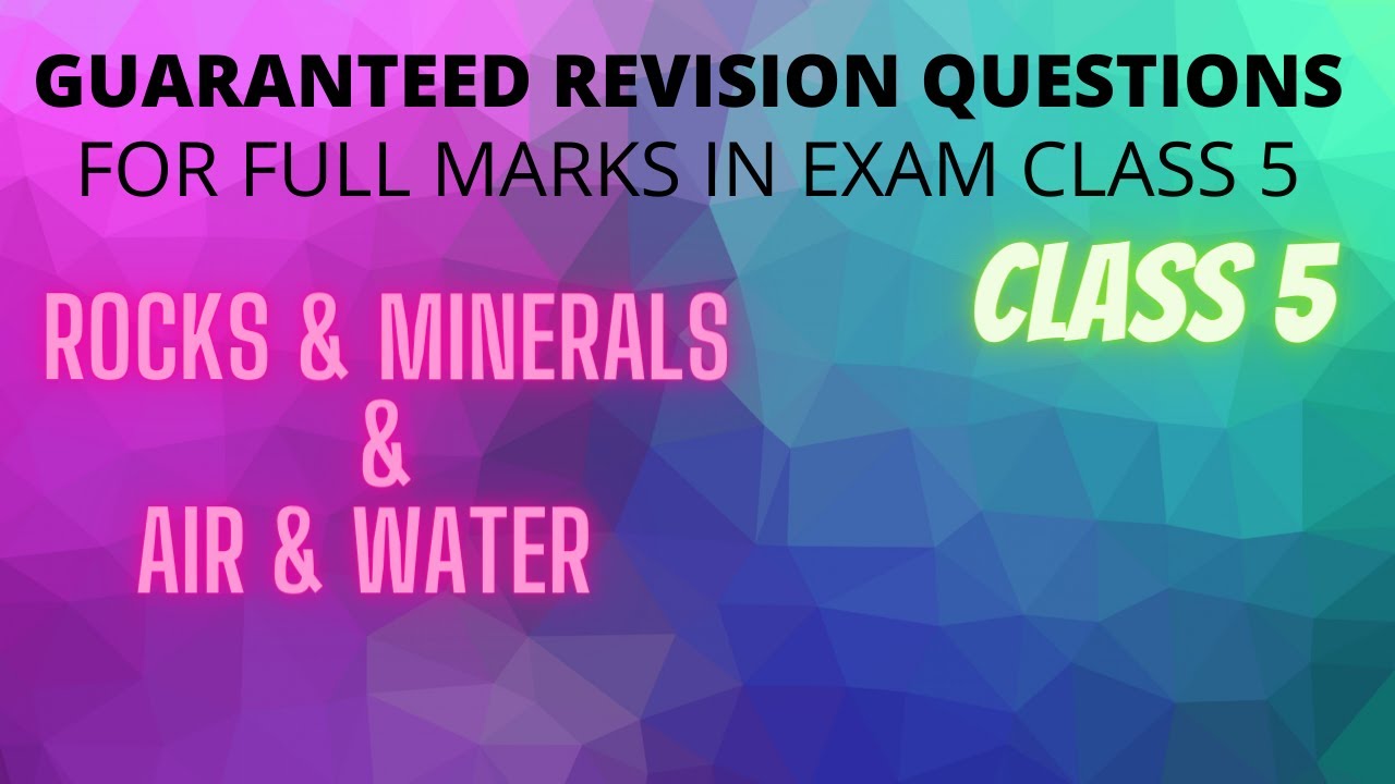 CLASS 5 SCIENCE CH 9 AND 10 REVISION QUESTIONS - YouTube