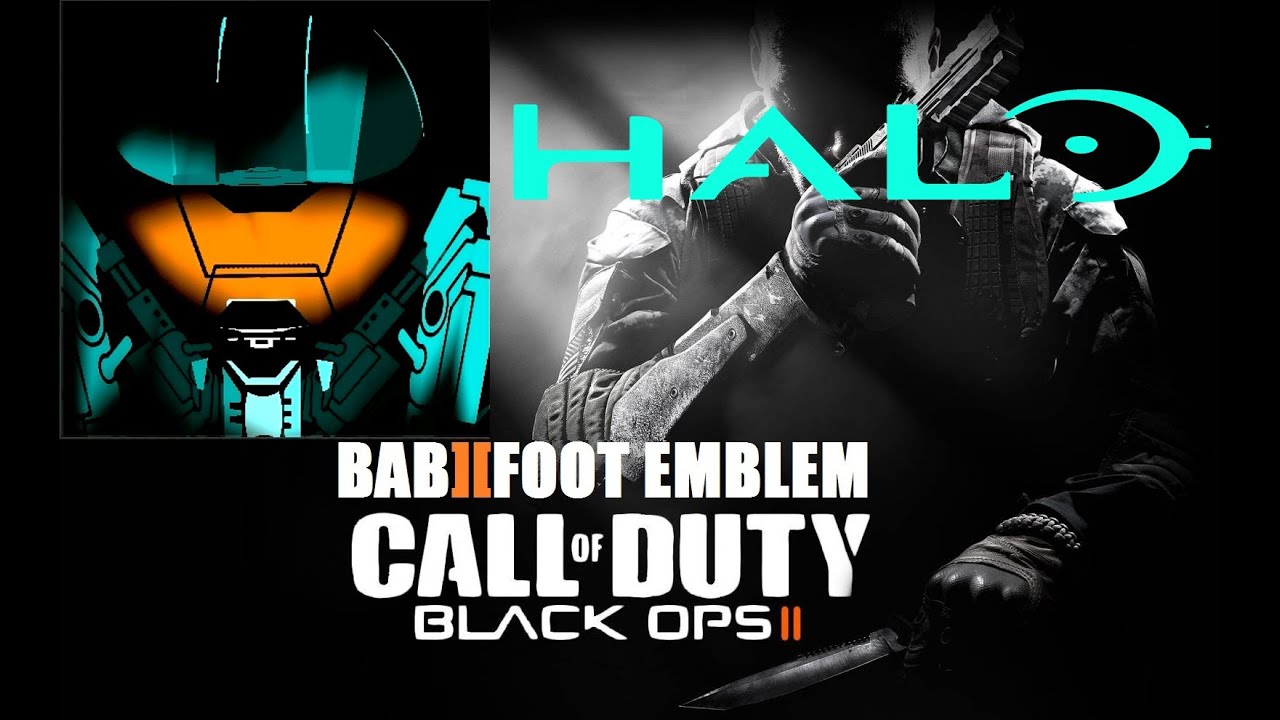 COD Black Ops 2 Emblem Tutorial - Master Chief - YouTube