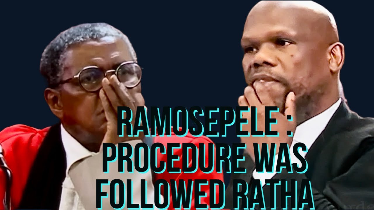 RAMOSEPELE shuts down judge RATHA on missing documents. - YouTube