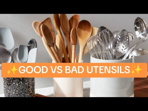 ORGANIC KITCHEN: GOOD & BAD UTENSILS #organic #kitchen #utensils # ...