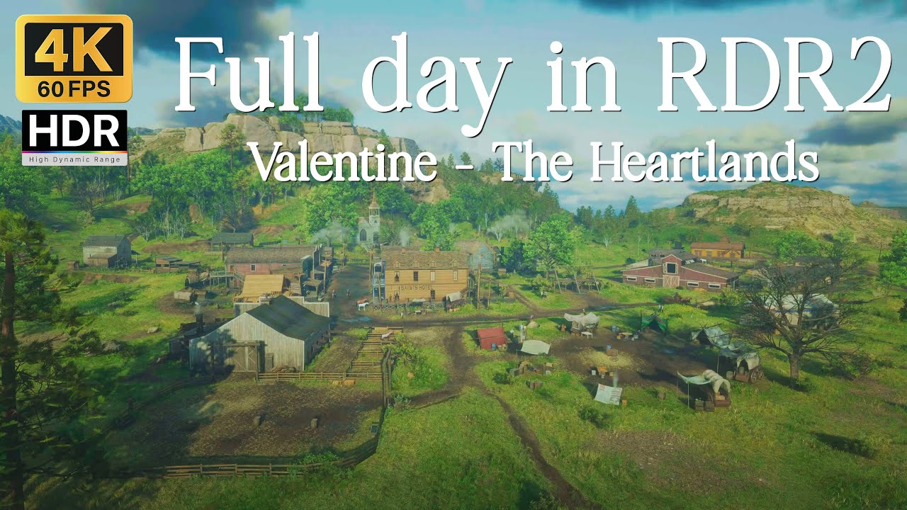 A full day at Valentine - Red Dead Redemption 2 - YouTube