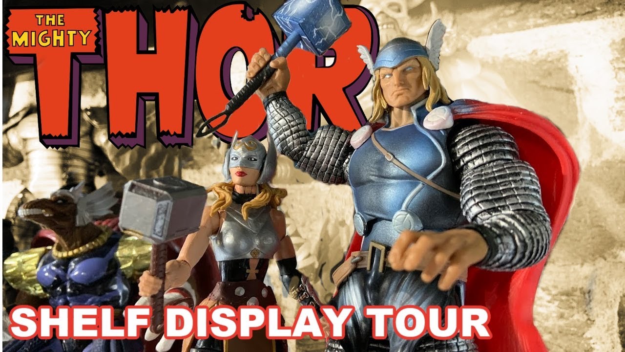MARVEL LEGENDS THOR DISPLAY SHELF - YouTube