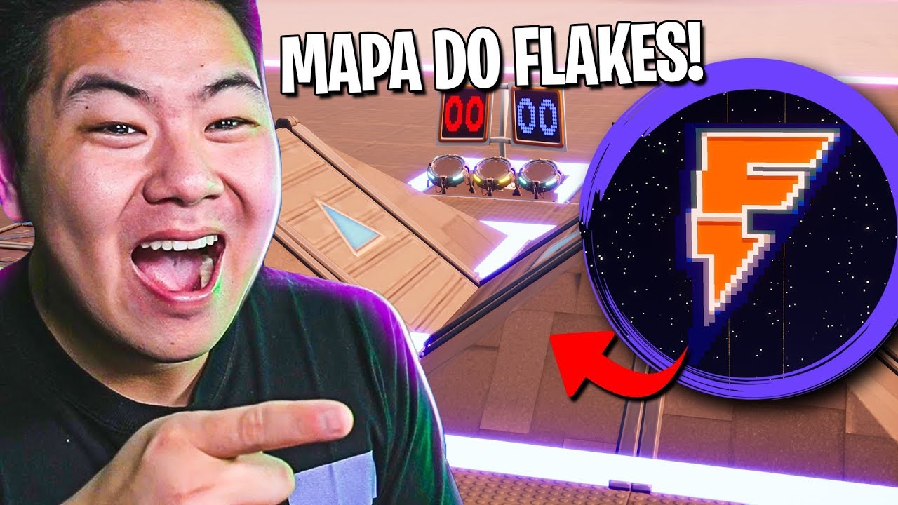 O FLAKES CRIOU UM MAPA DE 1X1 E ESTÁ INCRÍVEL!! *atualizado ...