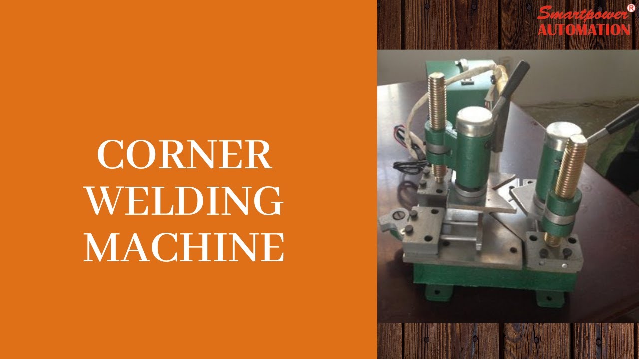 How to use corner welding machine-uPVC portable window manufacturing ...