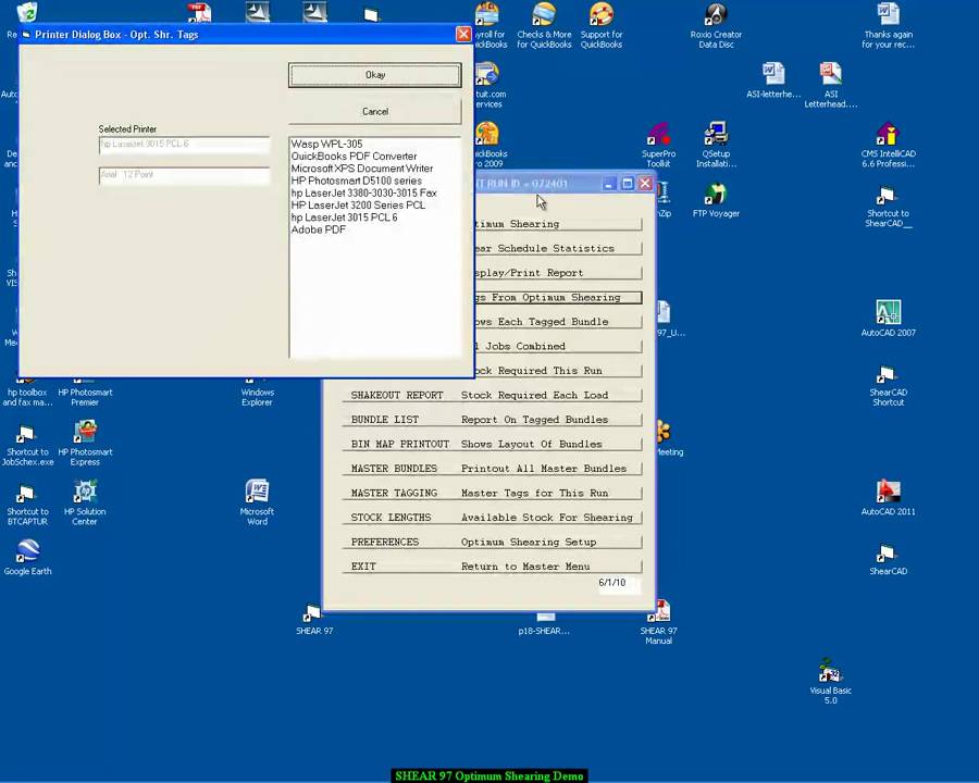 Demo SHEAR 97 Optimum Shearing - YouTube