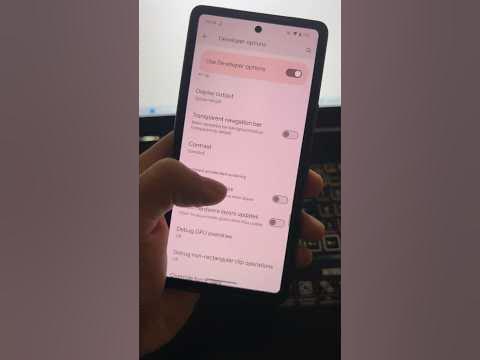 Transparent Navigation Bar in Android 14 - YouTube