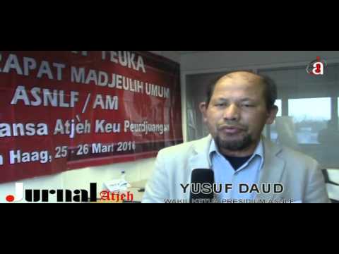 wawancara ekslusif  wakil ketua ASNLF di Den Haag, Belanda.