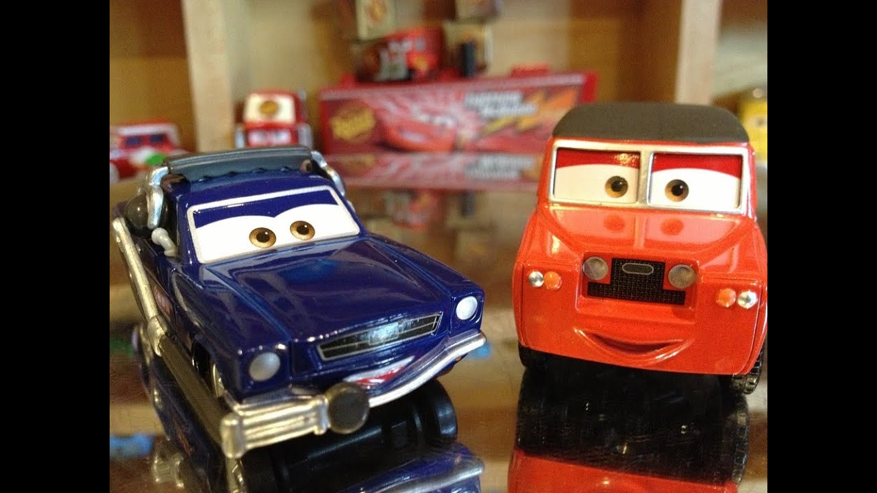 Disney Cars Maurice Wheelks & Brent Mustangburger with Headset - YouTube