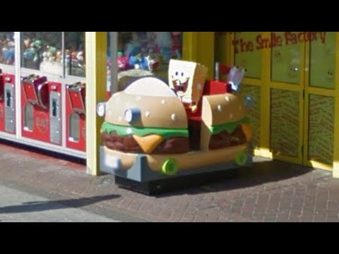 Northern leisure video Option SpongeBob SquarePants kiddie ride - YouTube