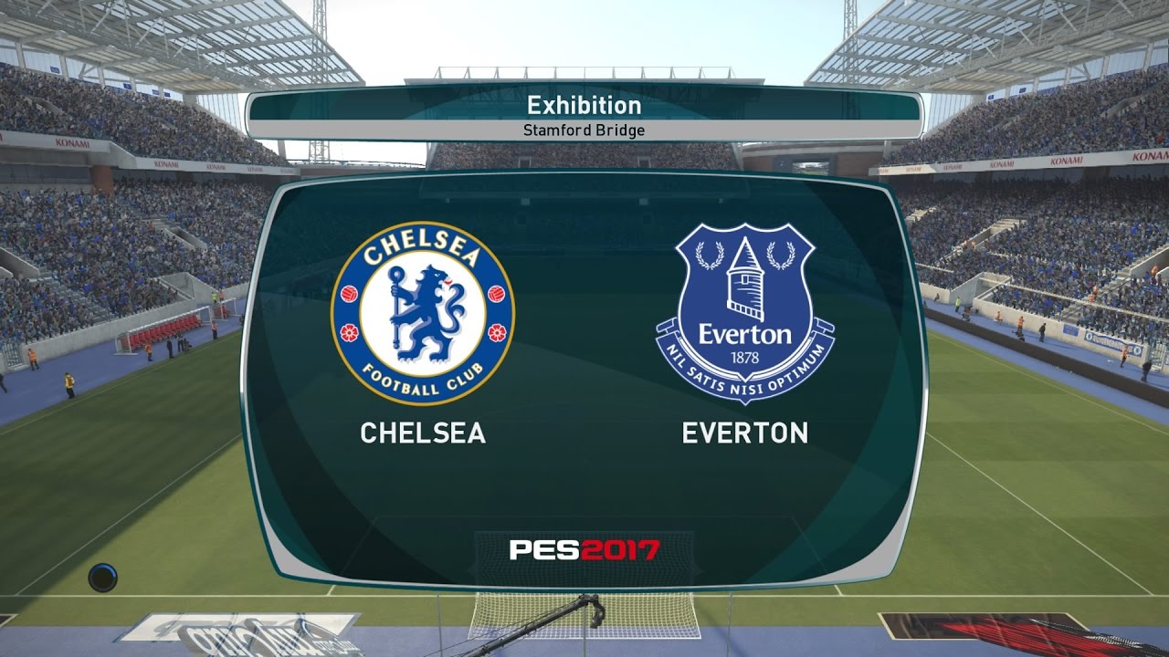 PES 2017 – Chelsea Vs Everton FC (Ps4 Gameplay - Superstar) - YouTube
