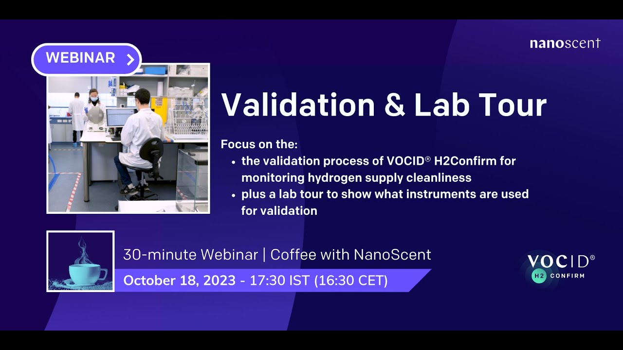 Webinar #1: Validation & Lab Tour | Coffee Break with NanoScent - YouTube