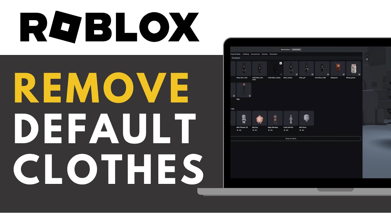 How To Remove Default Clothes In Roblox Avatar 2025 (Easy 2025 Guide ...