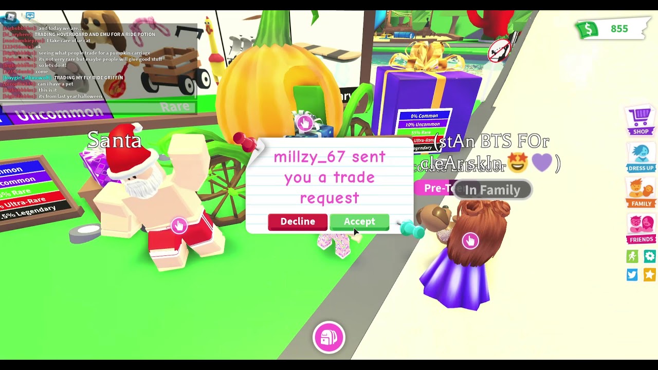 Seeing what people offer for a legendary pumpkin carriage! Roblox Adopt ...