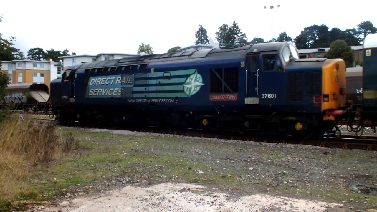 37601 5Z22 Exeter Riverside Yard - Bristol East Jn leaving Riverside ...