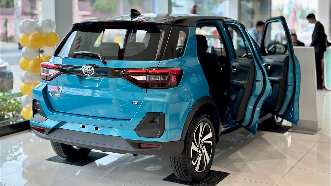 All New Toyota Raize - 1.0L Turbo Compact SUV | Turquoise Mica Metallic ...