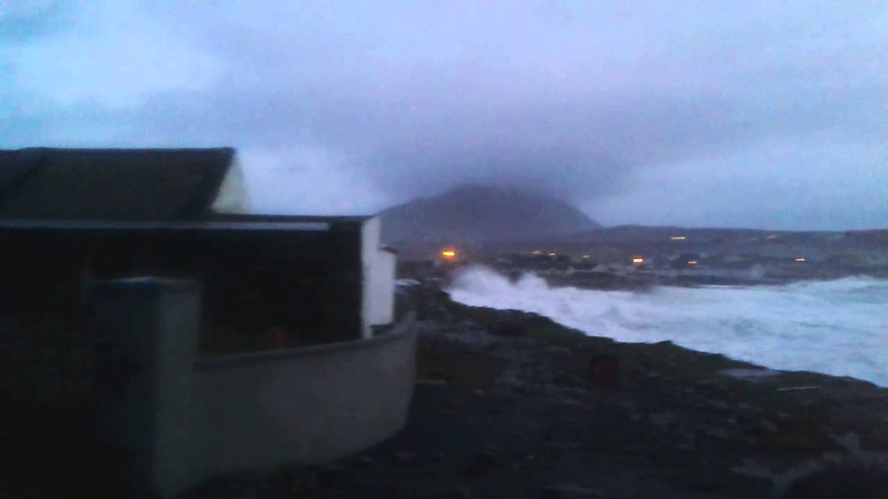 Dooagh, Achill Island, Storm 06/01/2014 - YouTube