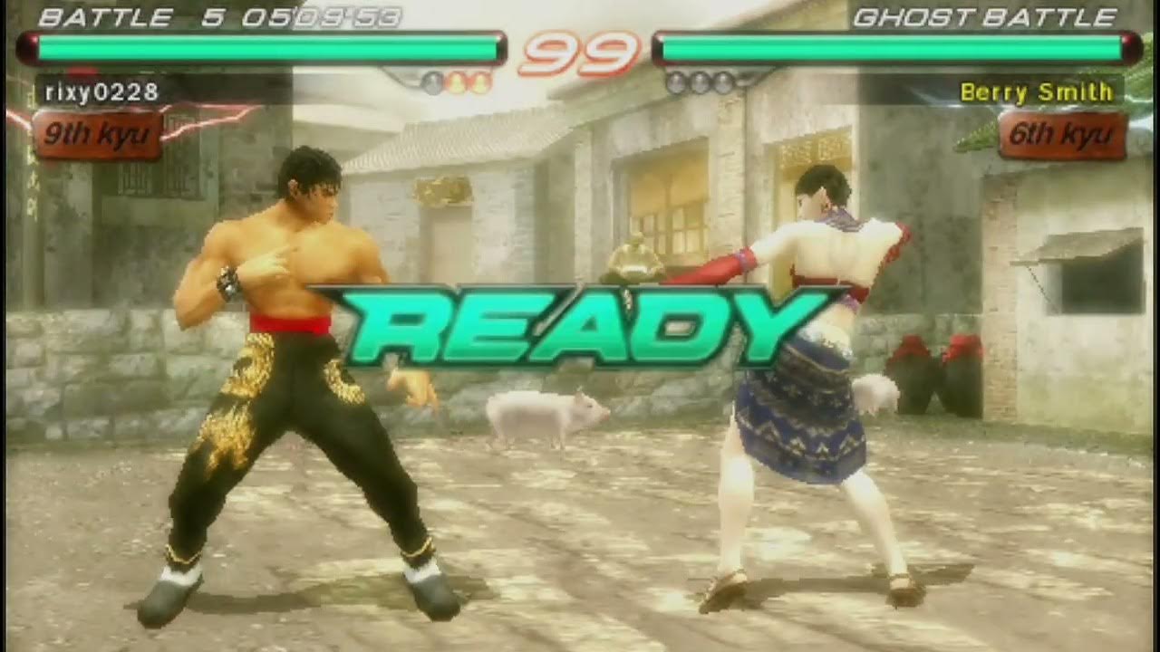 Tekken 6 [PSP] — Ghost Battle — Marshall Law - YouTube