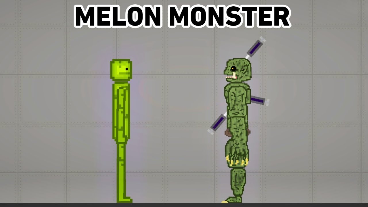 Melon Monster in Melon Playground - YouTube