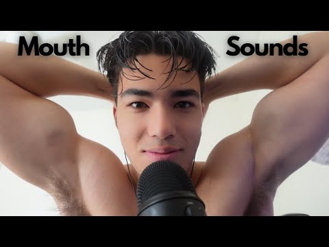 ASMR Extreme Closeup Male Mouth Sounds, Heavy Breathing & Rambles - YouTube