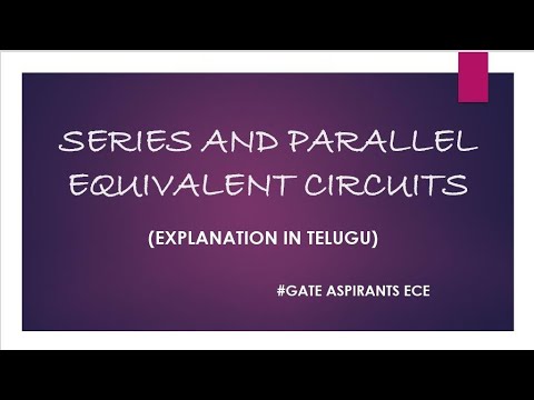 Network Theory - Lec 05. Series and Parallel Equivalent Circuits| |R,L,C - YouTube