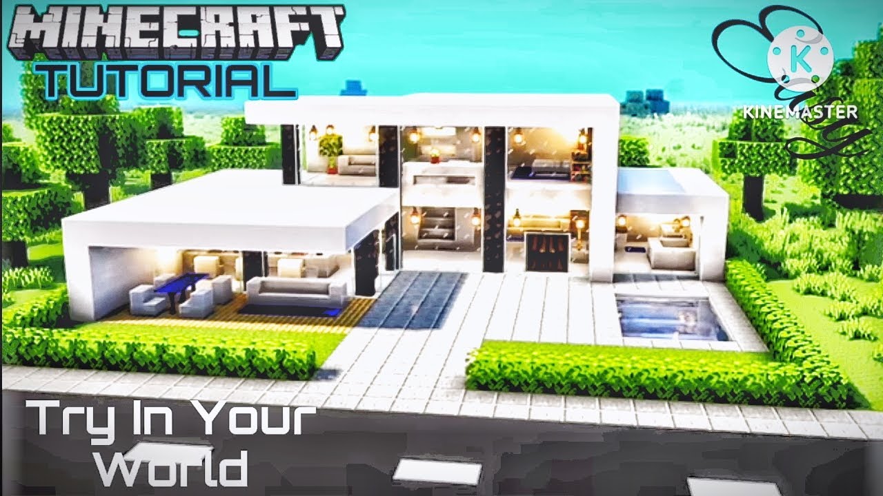 Easy and Very Beautiful Modern House Tutorial Step By Step 😄😉 - YouTube