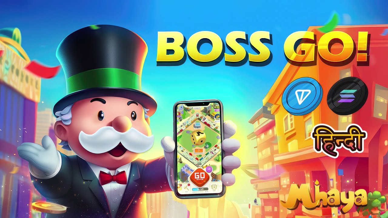 BOSS GO! पूर्वावलोकन - दुनिया का एकमात्र Web3 संस्करण MONOPOLY GO ...