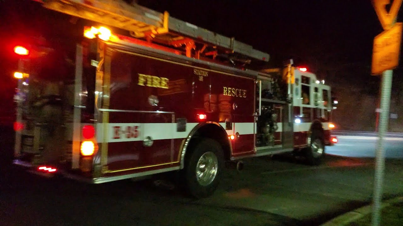 Wagontown Fire Company Engine 35 (Peaked Q,Horn,Power call) - YouTube