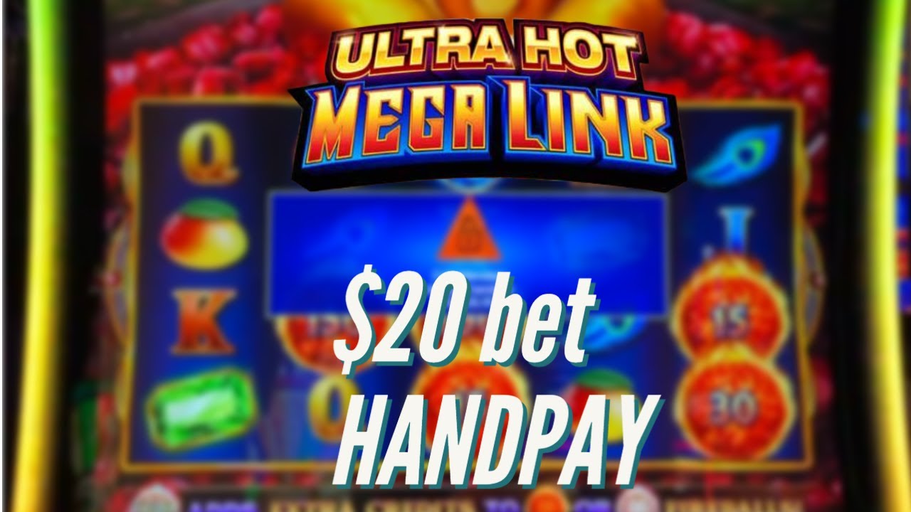 Huge jackpot handpay on Ultra Hot Mega Link!!!! - YouTube