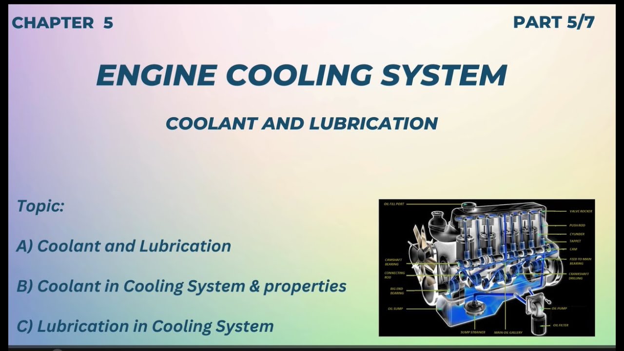 Engine cooling System I Coolant I Lubrication I Coolant Properties I ...