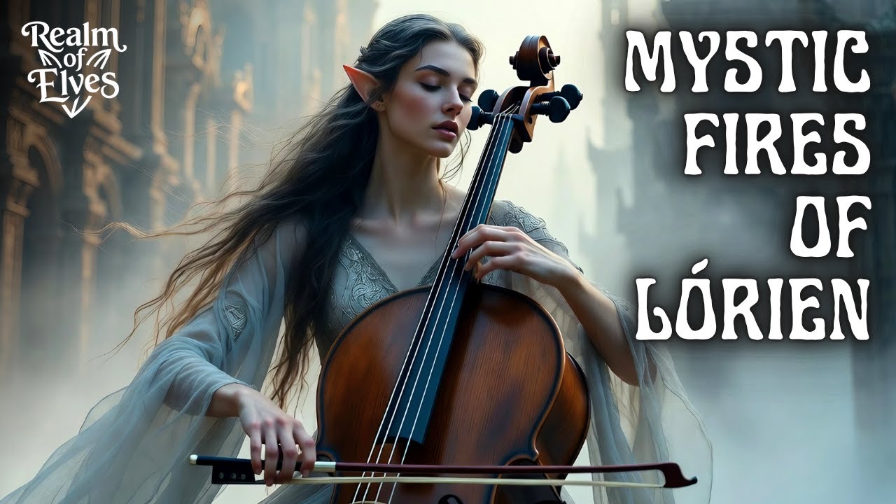 Mystic Fires of Lórien | 1 Hour Elven Ambience Instrumental Music for ...