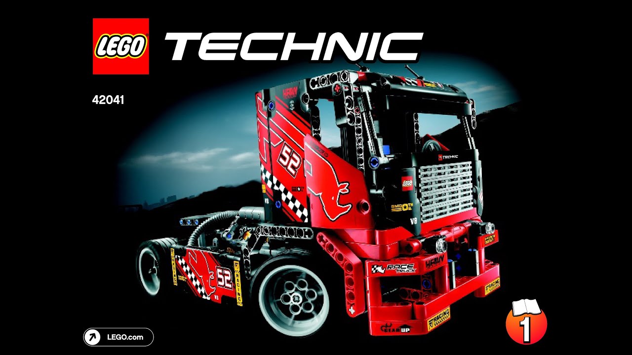 42041 LEGO Race Truck Technic instruction booklet - YouTube
