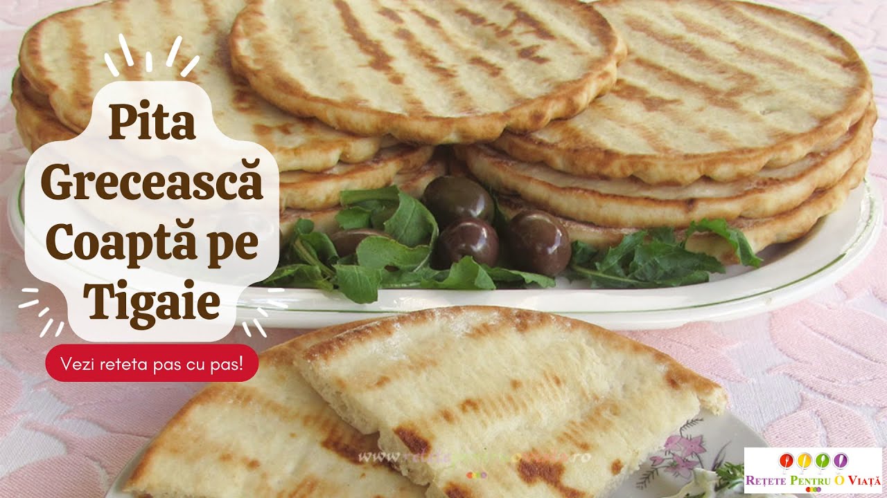 Pita Greceasca Coapta pe Tigaie - Reteta Pas cu Pas - YouTube