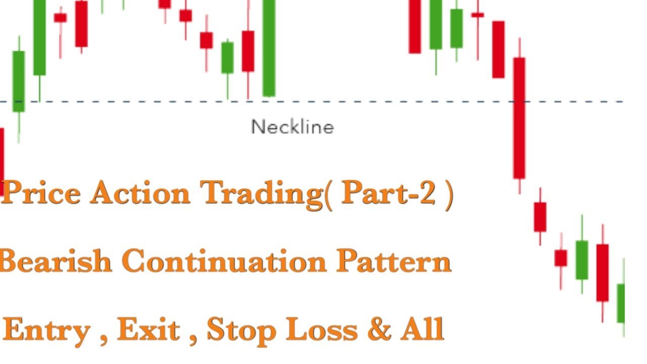 Price Action Trading (Part-2)- Bearish Continuation Pattern By Vivek ...