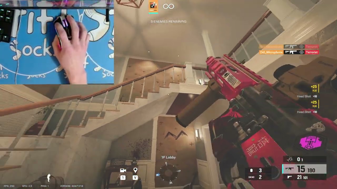 Rainbow Six Siege Hand Cam Keyboard and Mouse!? - YouTube