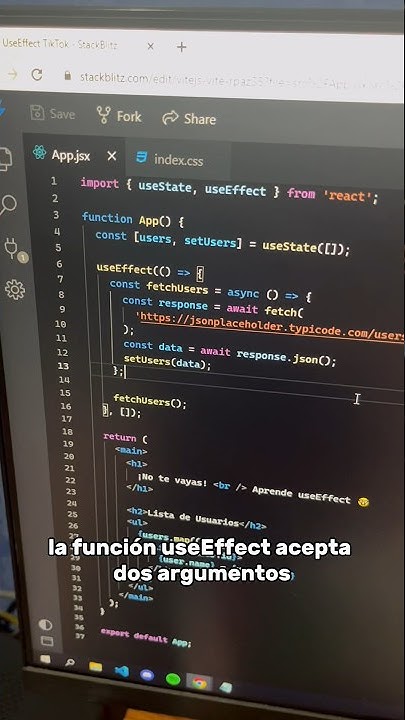 Mejora tus aplicaciones React con useEffect. #reactjs #useeffect #programación #shorts - YouTube