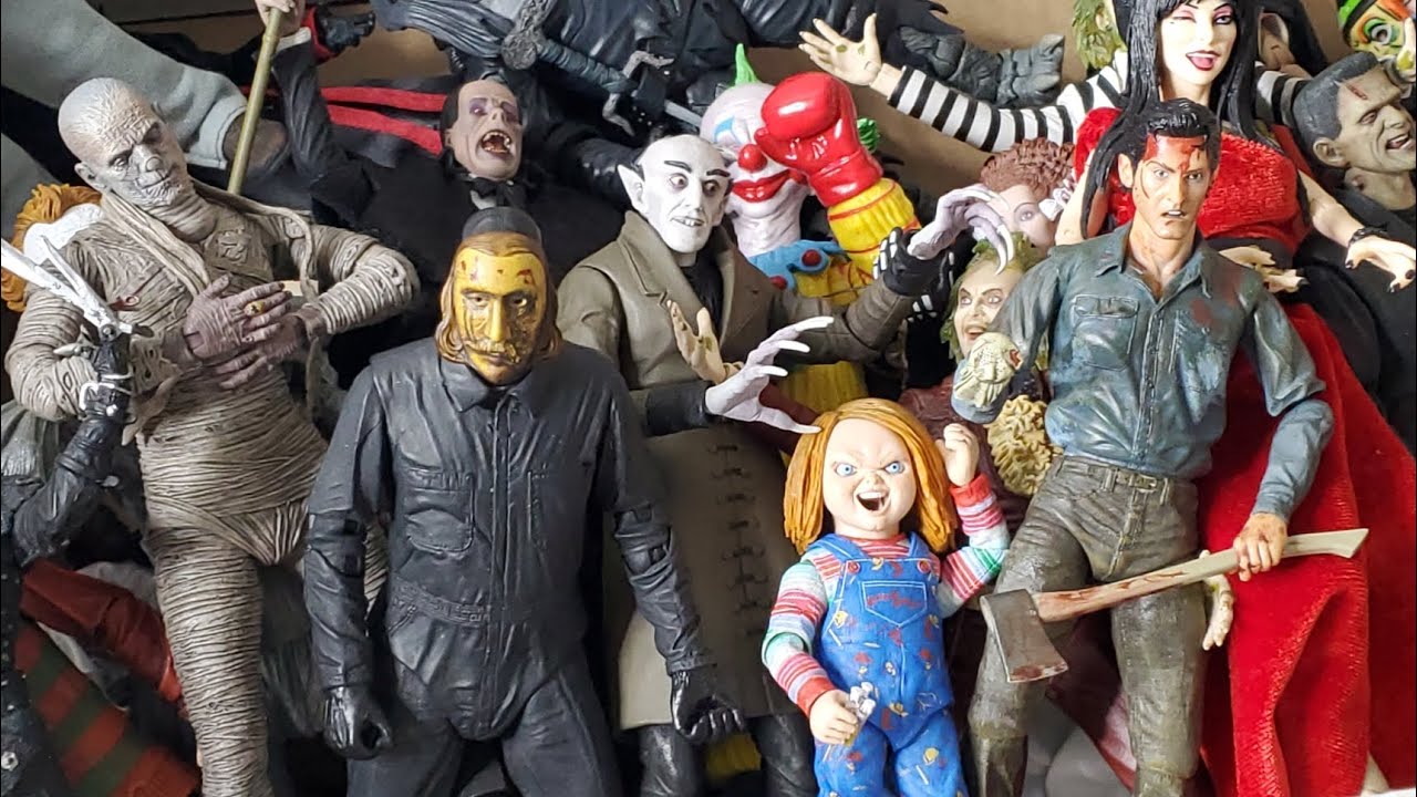 My Gallery of NECA Horror Figures - YouTube