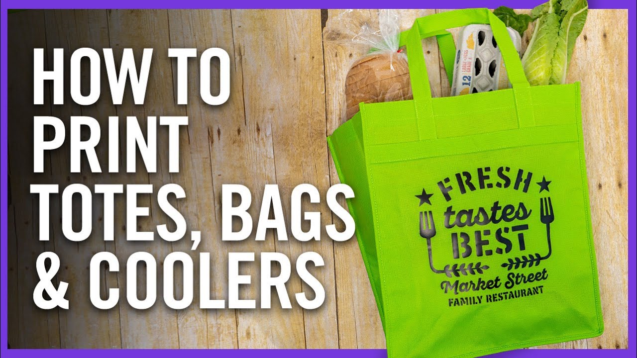 DIY Tote Bag Printing | Using Screen Printed Transfers for Backpacks ...