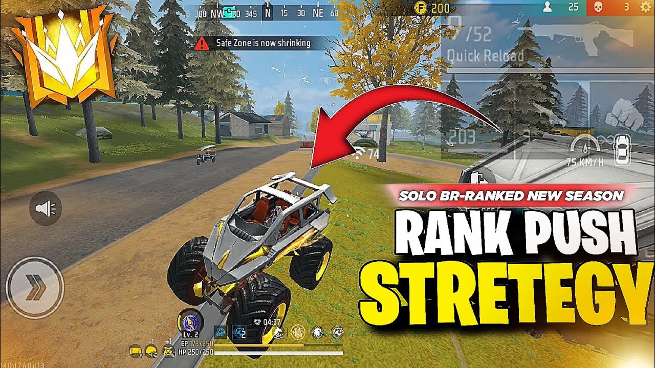 New Br Ranked Strategy In Solo Rank Push || Full Map Tips And Tricks ...
