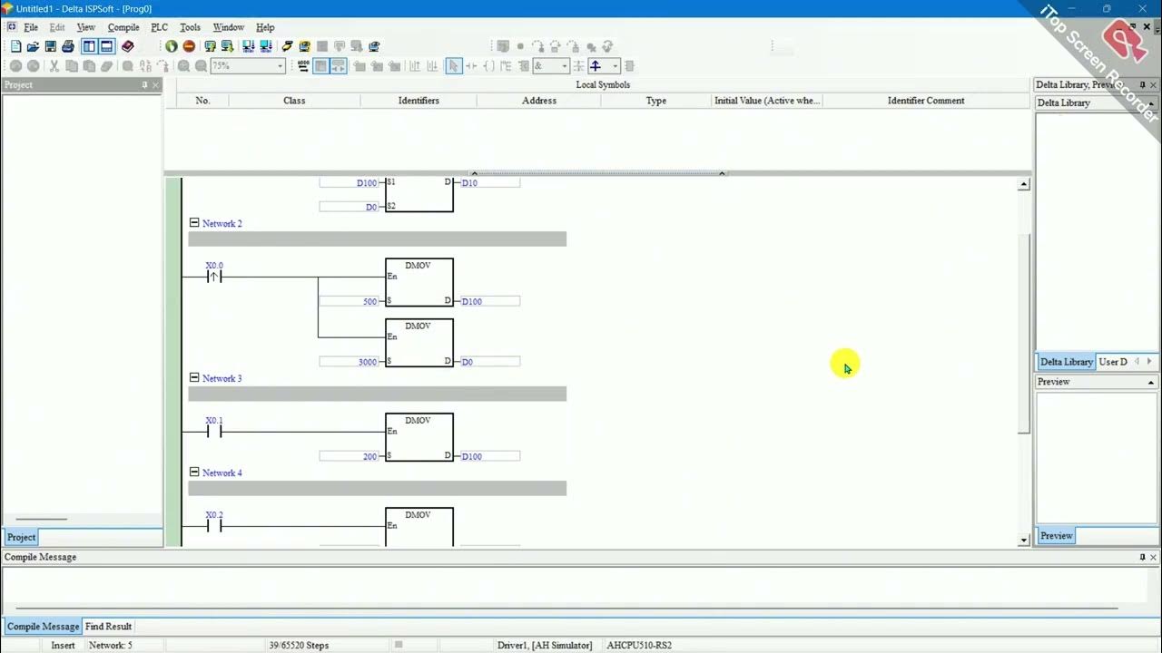 DELTA PLC AH-SERISE [ (DSCLP)(32BIT) INSTRUCTION ] PROGRAMMING - YouTube