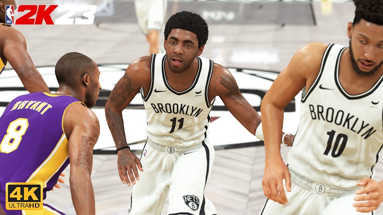 Current Nets vs 2003-04 Lakers — NBA 2K23 Gameplay - YouTube