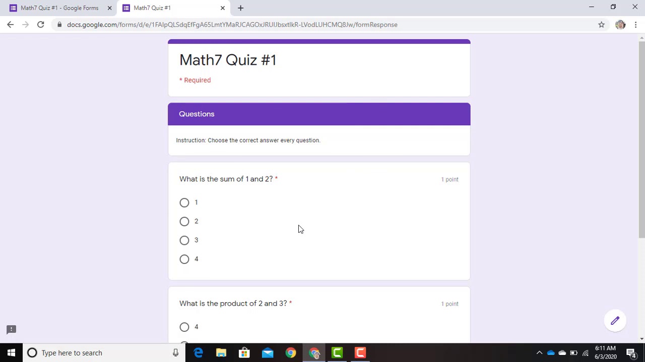 How To Make A Quiz on Google Forms (Tagalog) - YouTube