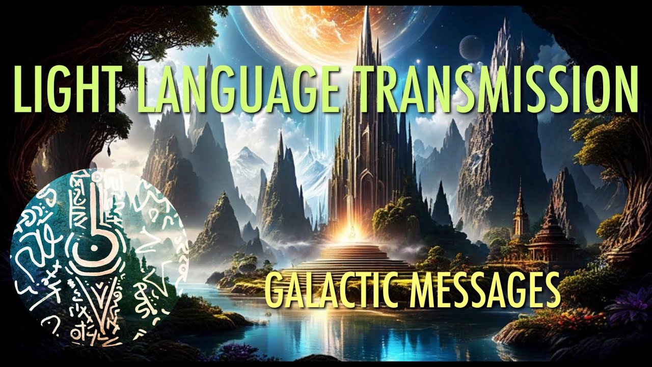 LIGHT LANGUAGE TRANSMISSION: GALACTIC MESSAGES - YouTube