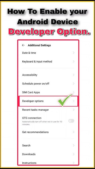 How to enable Developer option in your android device|devloper mode kaise active kare@problem ...