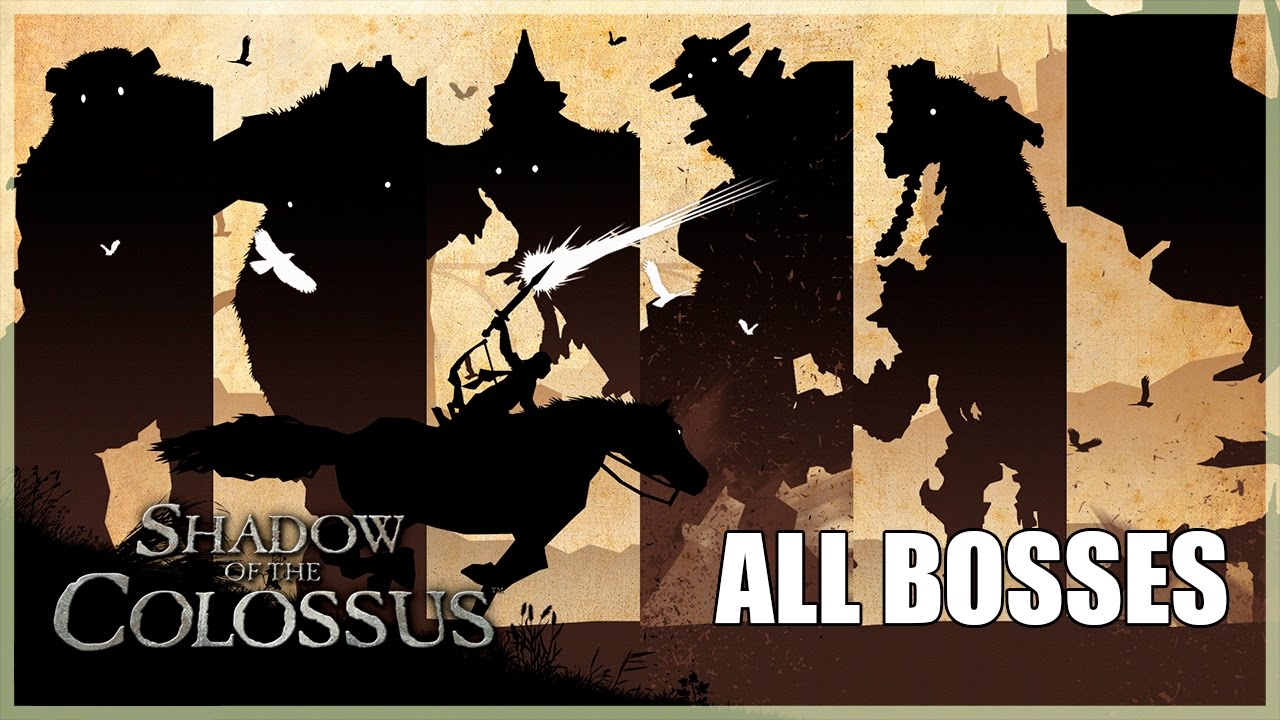 Shadow of the Colossus HD - All Bosses - YouTube