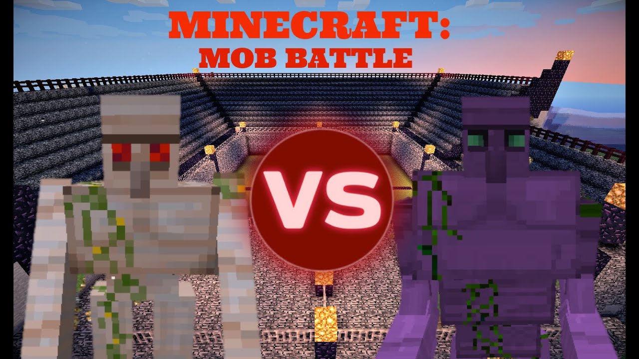 Minecraft MOD BATTLE: MUTANT IRON GOLEM VS STARCONIUM GOLEM VS MUTANT ...