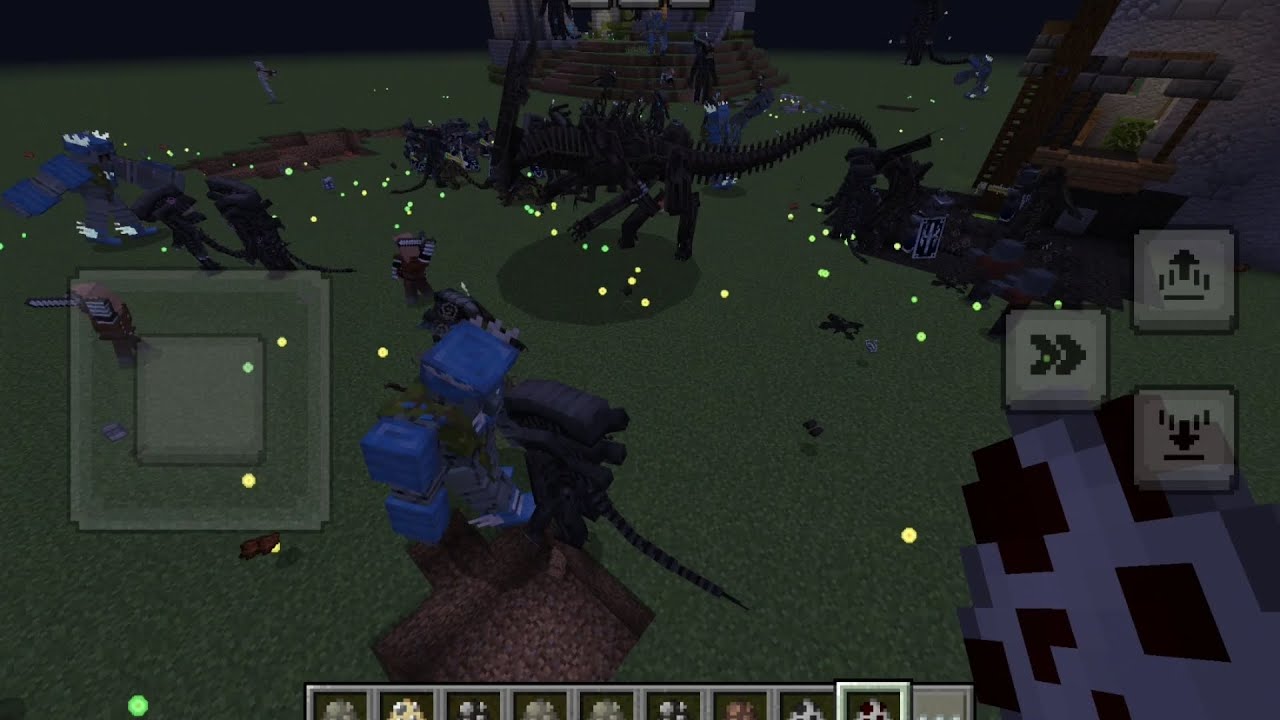 Minecraft Epic Battle Attack: Villager Army vs Xenomorph Invasion ...