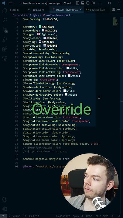 How to Customize Bootstrap (Colors) With Sass - YouTube
